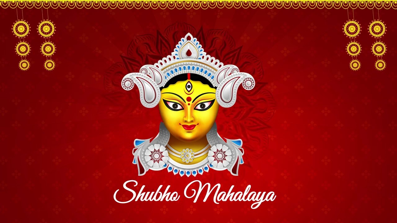 মহালয়া, Shubho Mahalaya, Happy Durga Puja, Navratri Motion Graphics, No Copyright - YouTube