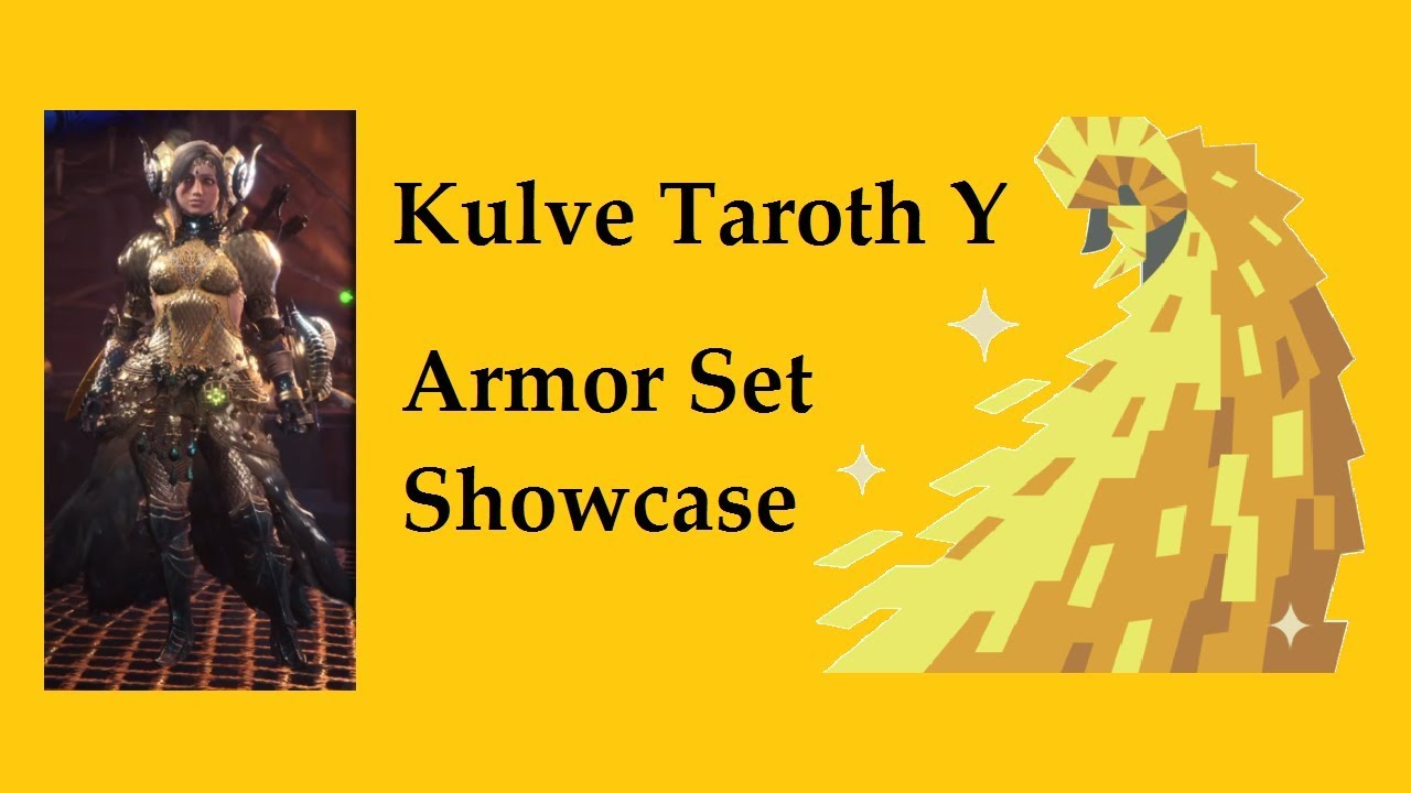 [MHW] Arch Tempered Kulve Taroth Y Armor Set Showcase - YouTube