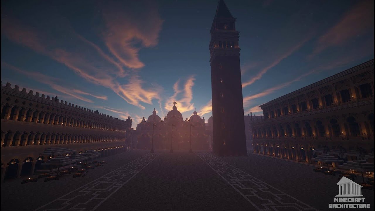 Minecraft Architecture: Venice Project at Night - YouTube