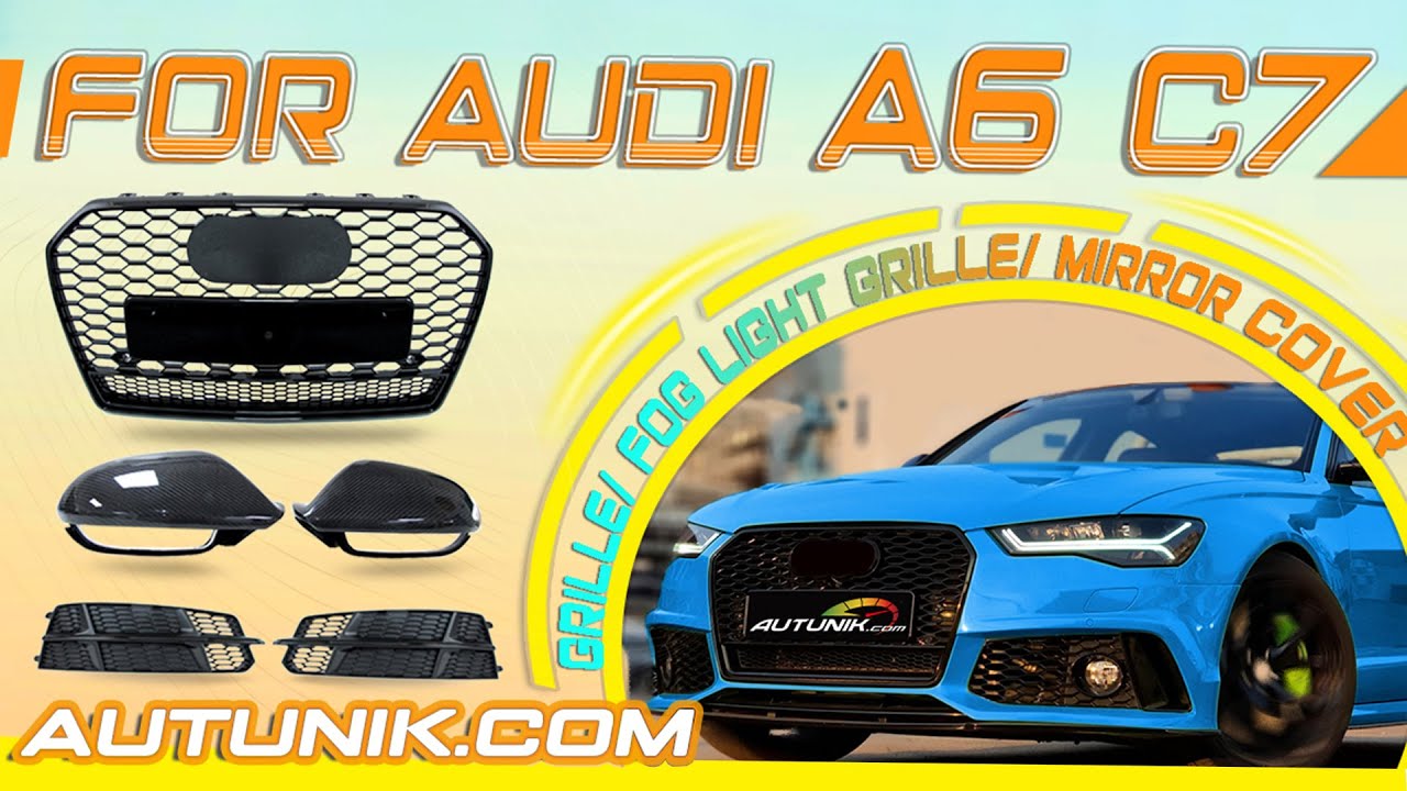 Audi A6 C7 Tunning Parts - body kits, front grille grill, rear diffuser ...