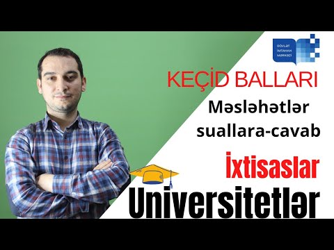 keçid balları 2021 Universitetlər, ixtisaslar - Bütün qruplar