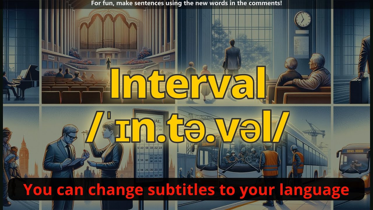 Interval meaning with 5 examples - YouTube