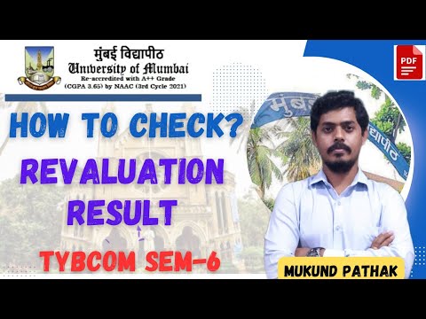 TYBCOM SEM-6 Revaluation Results has Declared by Mumbai University l ...