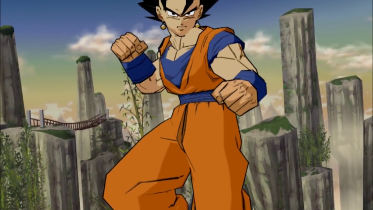 Goku and Gohan Potara Fusion into Gokhan - YouTube