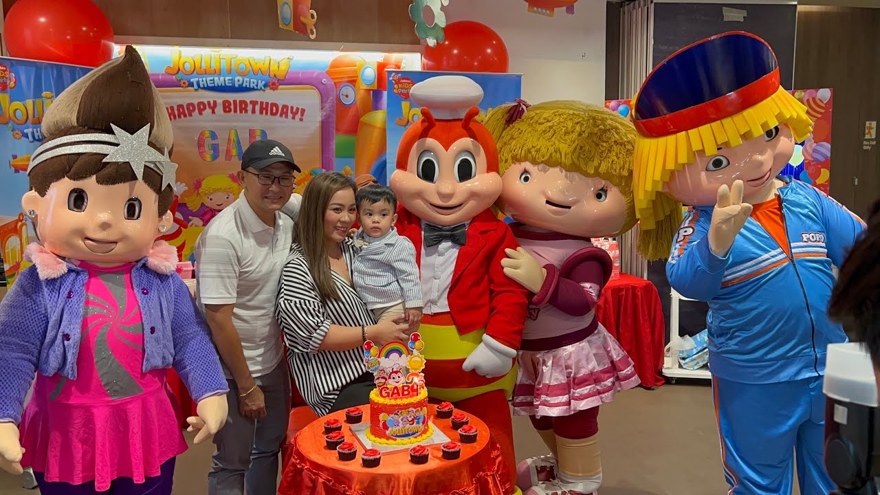 2nd Birthday of Matthew Gabriel with Jollibee and friends - YouTube