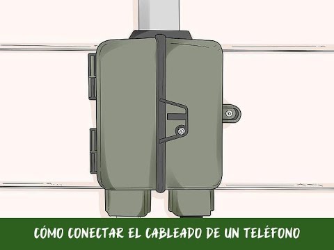 Cómo conectar el cableado de un teléfono - YouTube