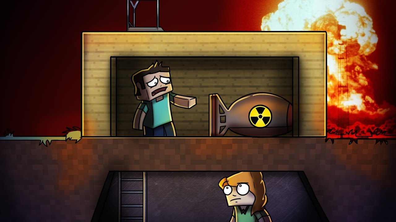 Minecraft | NUKE VS BASE - Nuclear Bomb Base Challenge! (WILL IT BLOW ...