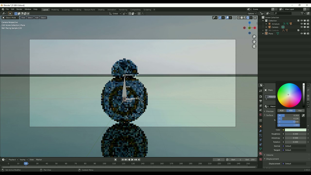 How To Rig And Animate Bb-8 In Blender 2.93 - YouTube