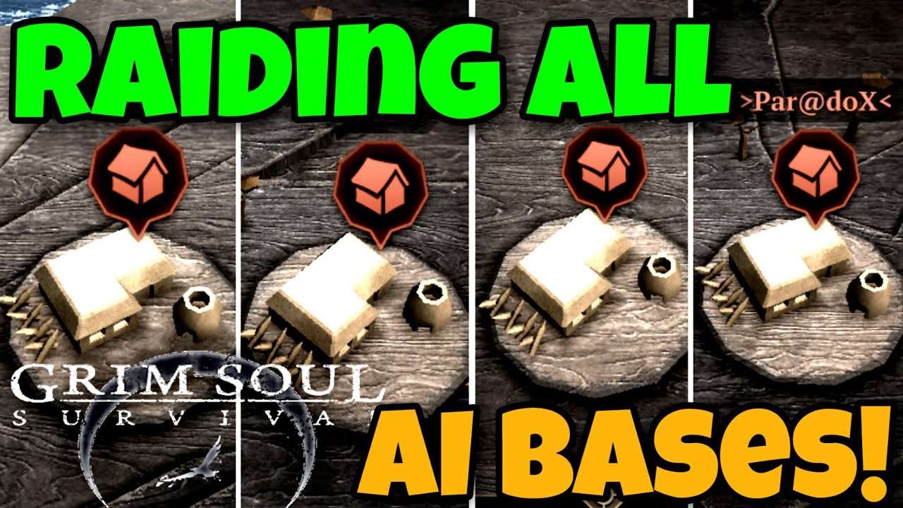 Grim Soul Dark Fantasy: How To Raid All AI Bases🔥 Update 1.1.0🔥 #47 ...
