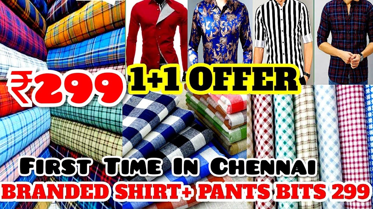 50% OFF பாதி விலையில் BRANDED SHIRTS & PANTS BITS FIRST TIME IN CHENNAI ...