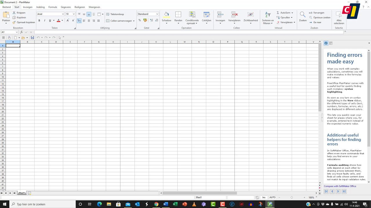 Free Office - PlanMaker - YouTube