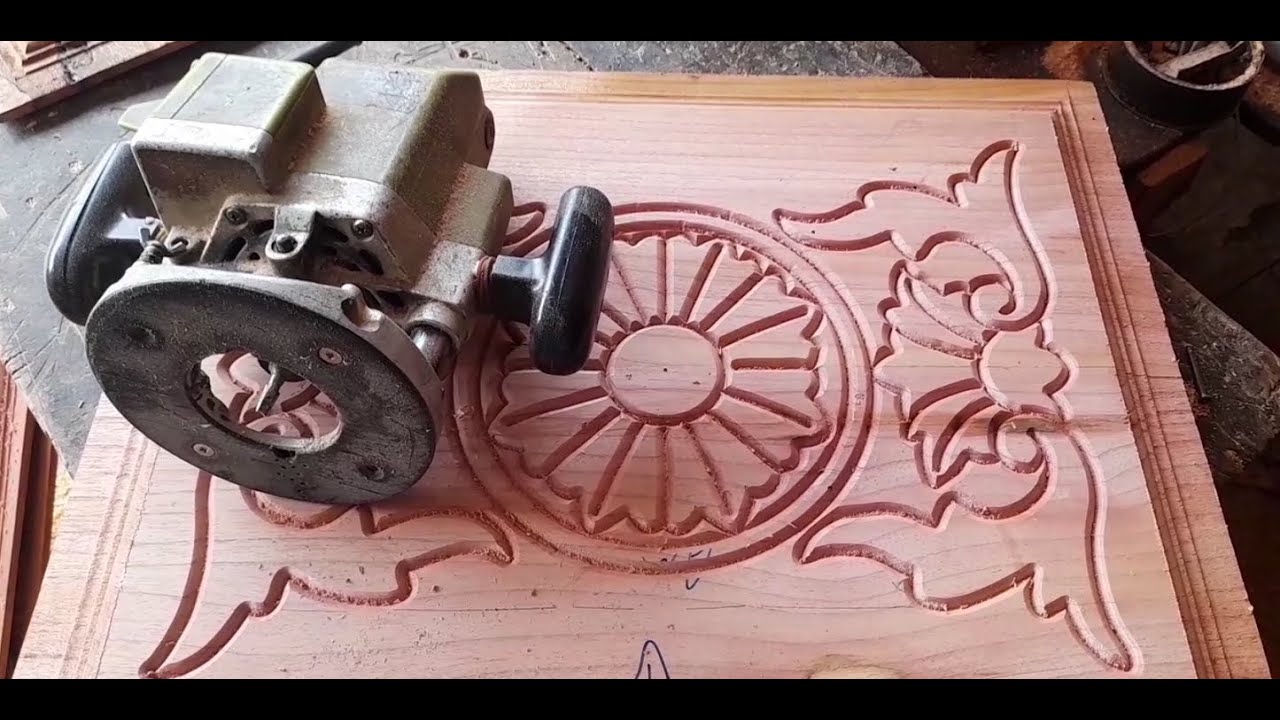 Wood carving tutorial for beginners || Creative router skills ...