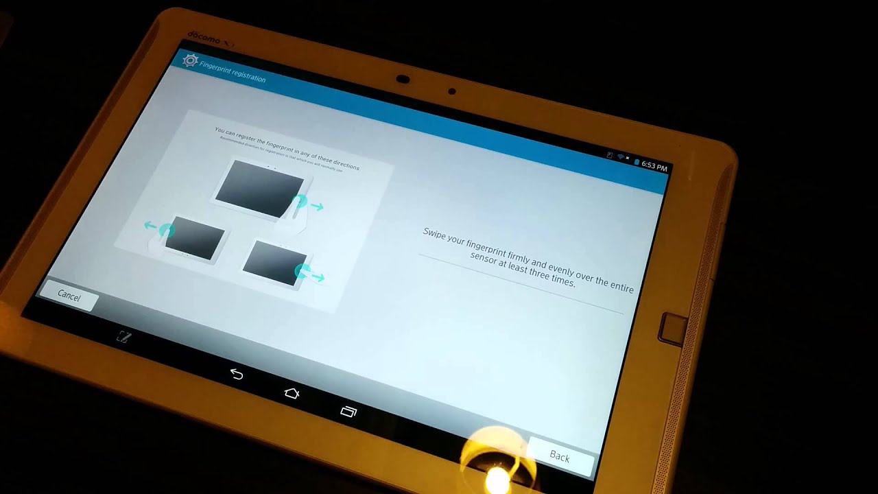 Fujitsu F02F fingerprint register RingHK.com - YouTube