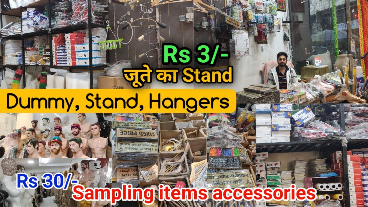 Dummy Wholesale Market in Delhi Mannequin, Hangers, Sampling Items ...