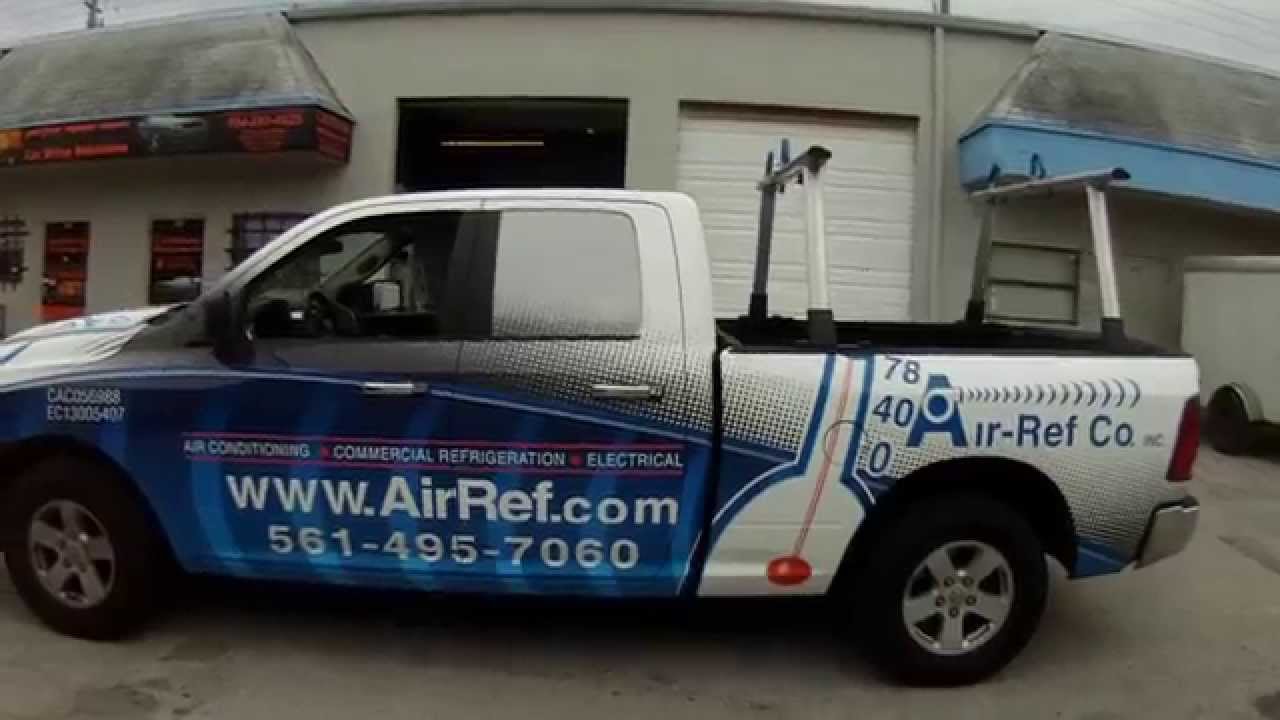 HVAC Air Conditioning Repair 3M Vinyl Car Wrap Delray Beach Florida ...