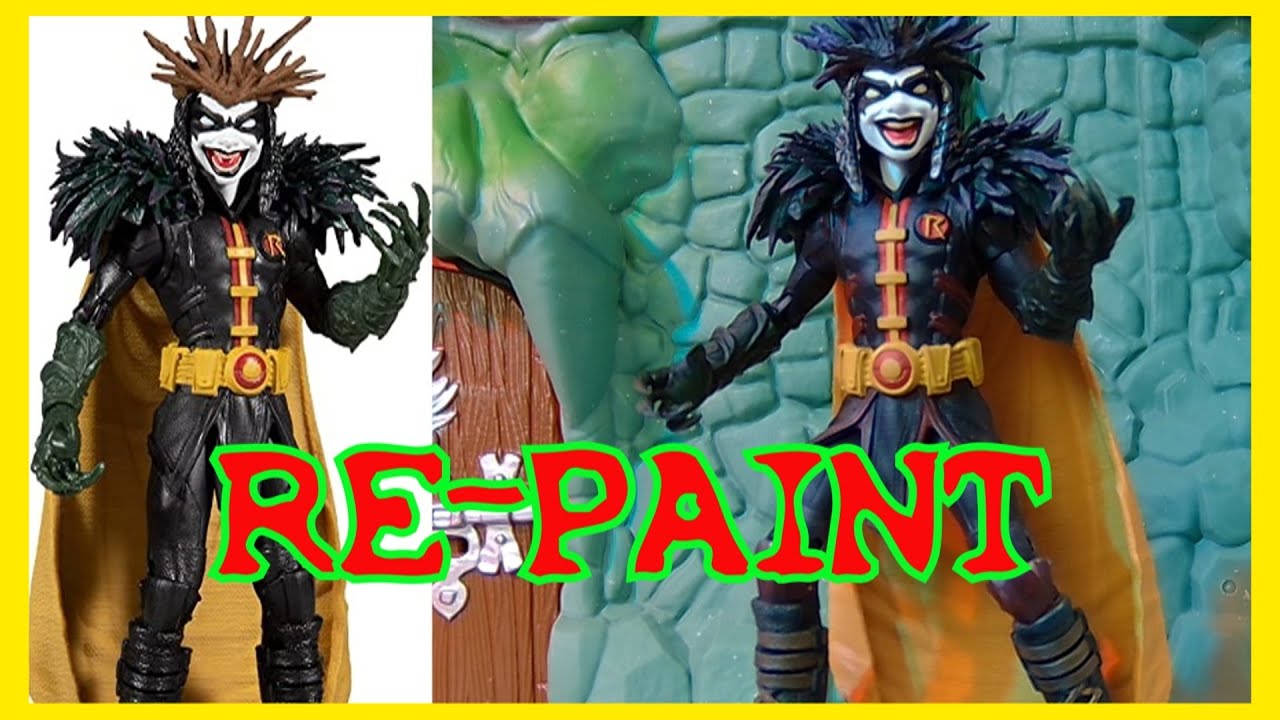 McFarlane Toys DC Multiverse Dark Father Robin King Figure CUSTOM RE ...