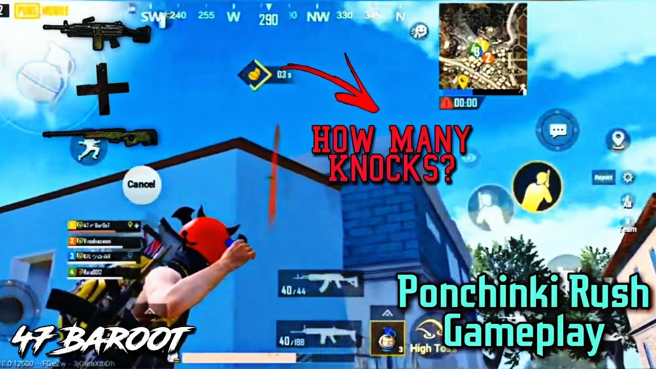 [Erangel Map] Pochinki Rush Game Play With 47 Baroot - YouTube