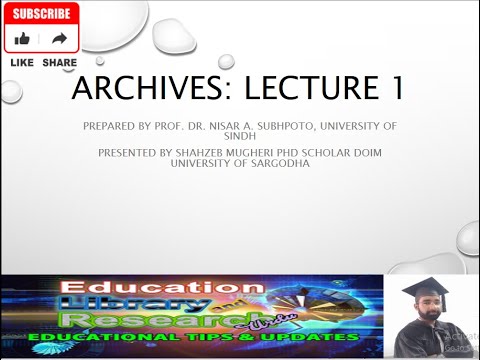 Archives: Lecture 1 - YouTube