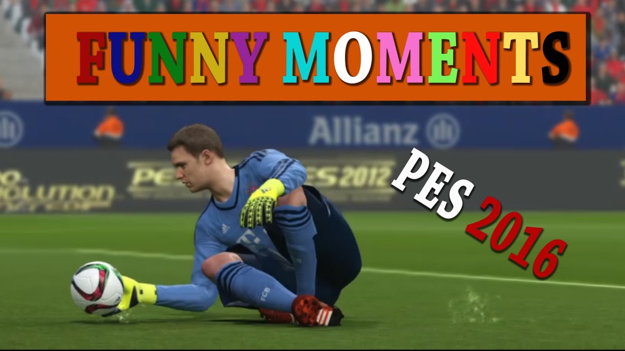 FUNNY MOMENTS (PES 2016) - YouTube