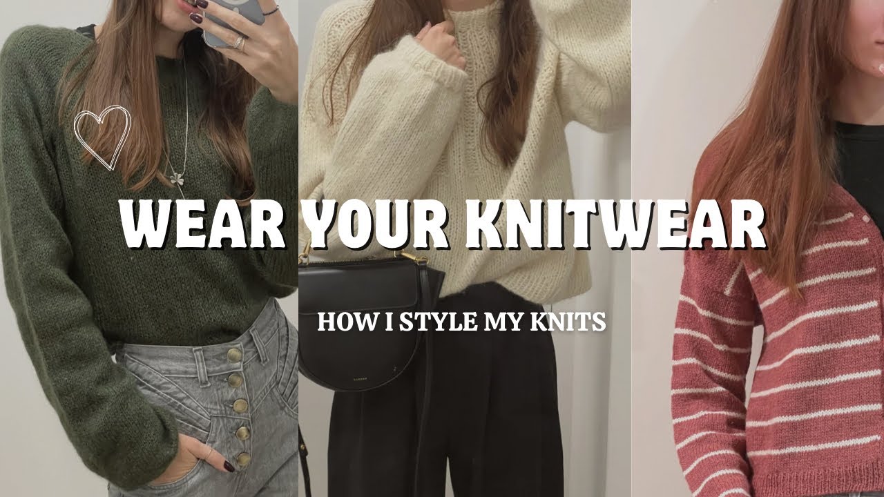 How to style your knitwear l Winter Inspiration for your knitted ...
