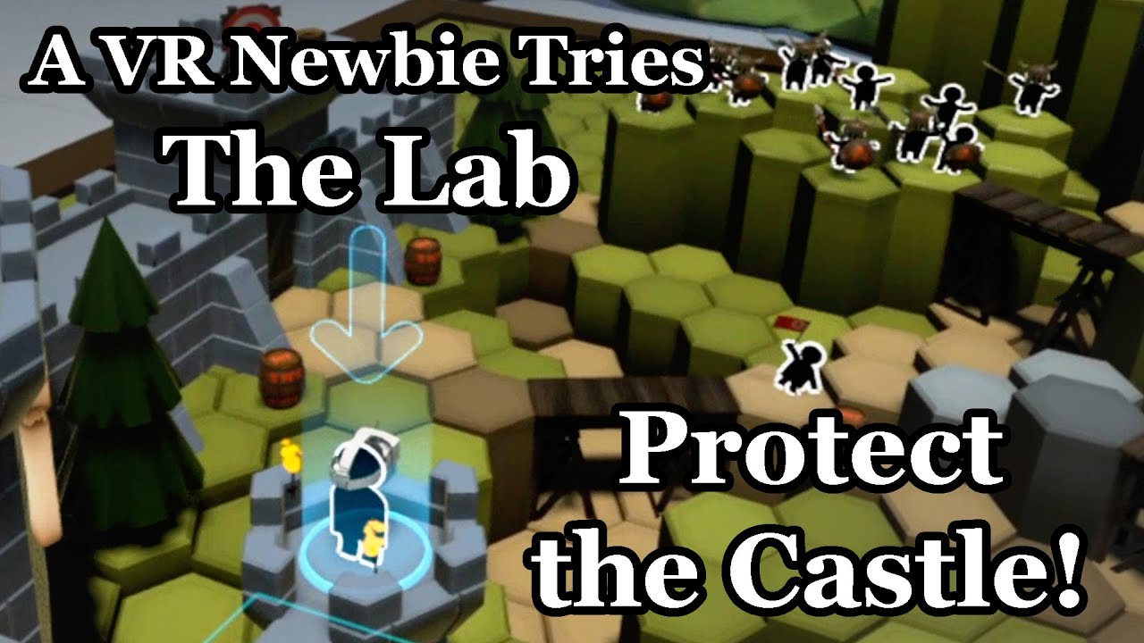 I try archery in VR - "The Lab" on Valve Index - YouTube