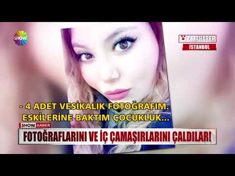 Fotoğraflarını ve iç çamaşırlarını çaldılar!