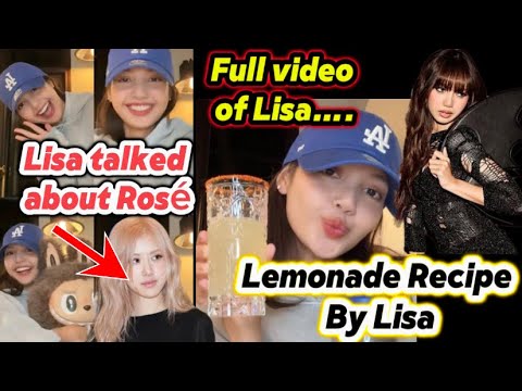Blackpink Lisa Was Live | Lisa & Rosé | LLoud | #lisa #rosé | Kpop News ...