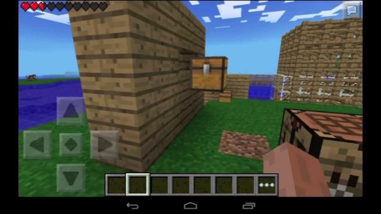 Minecraft P.E. Open Chest Behind Walls Secret - YouTube