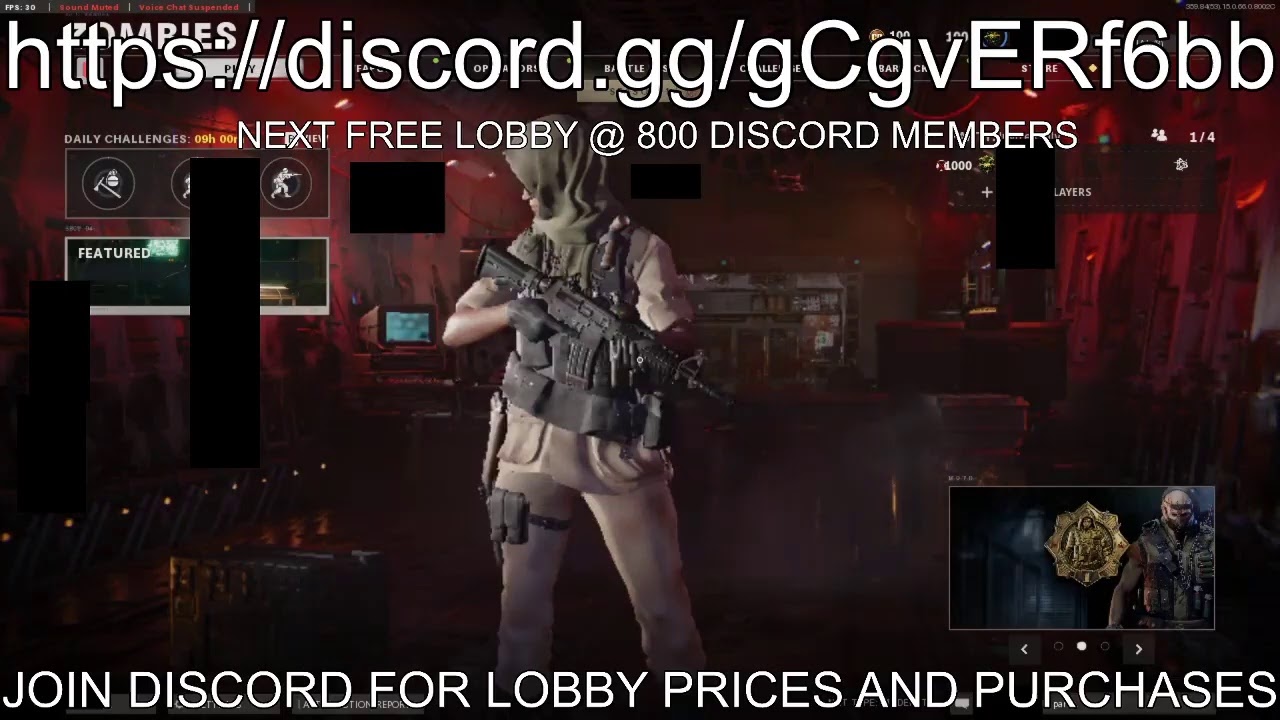 COD: COLD WAR XP LOBBIES LVL 1000 + DATH AETHER MAX LEVEL MASTER ...