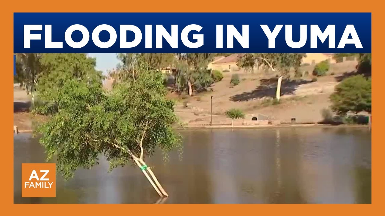 Monsoon storm rips through Yuma County, causing flooding - YouTube