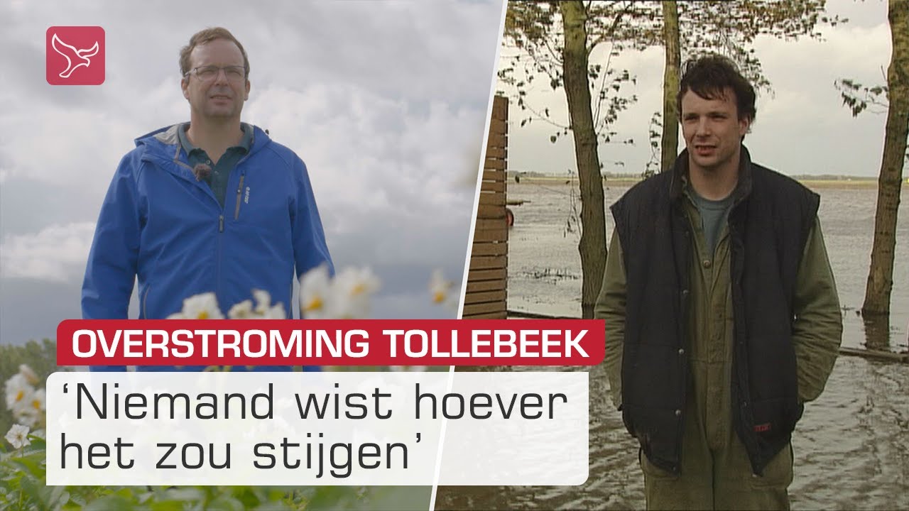 Boer Edwin Tigchelaar redt aardappelen uit zijn schuur tijdens ...