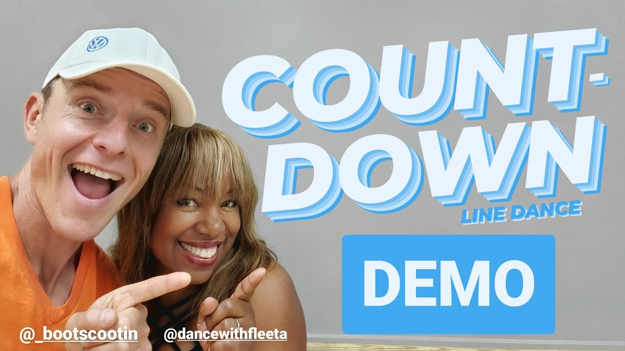 COUNTDOWN -- Line Dance DEMO - YouTube