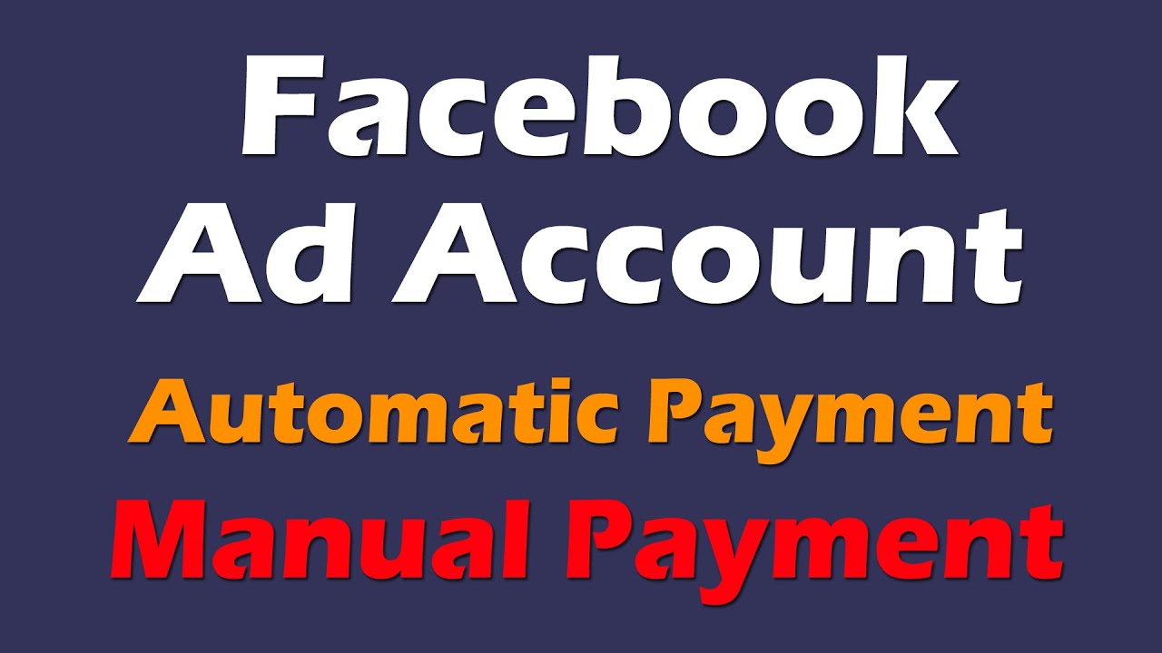 How to Deposit Amount in Facebook Ad Account | Prepaid Balance | Manual ...