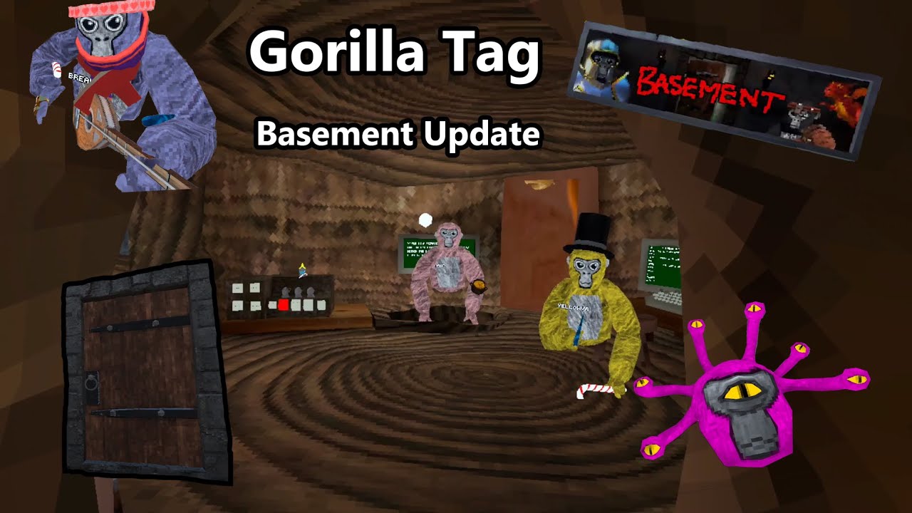 Megtaláltam a titkos bázisomat! | Gorilla Tag Basement Update - YouTube