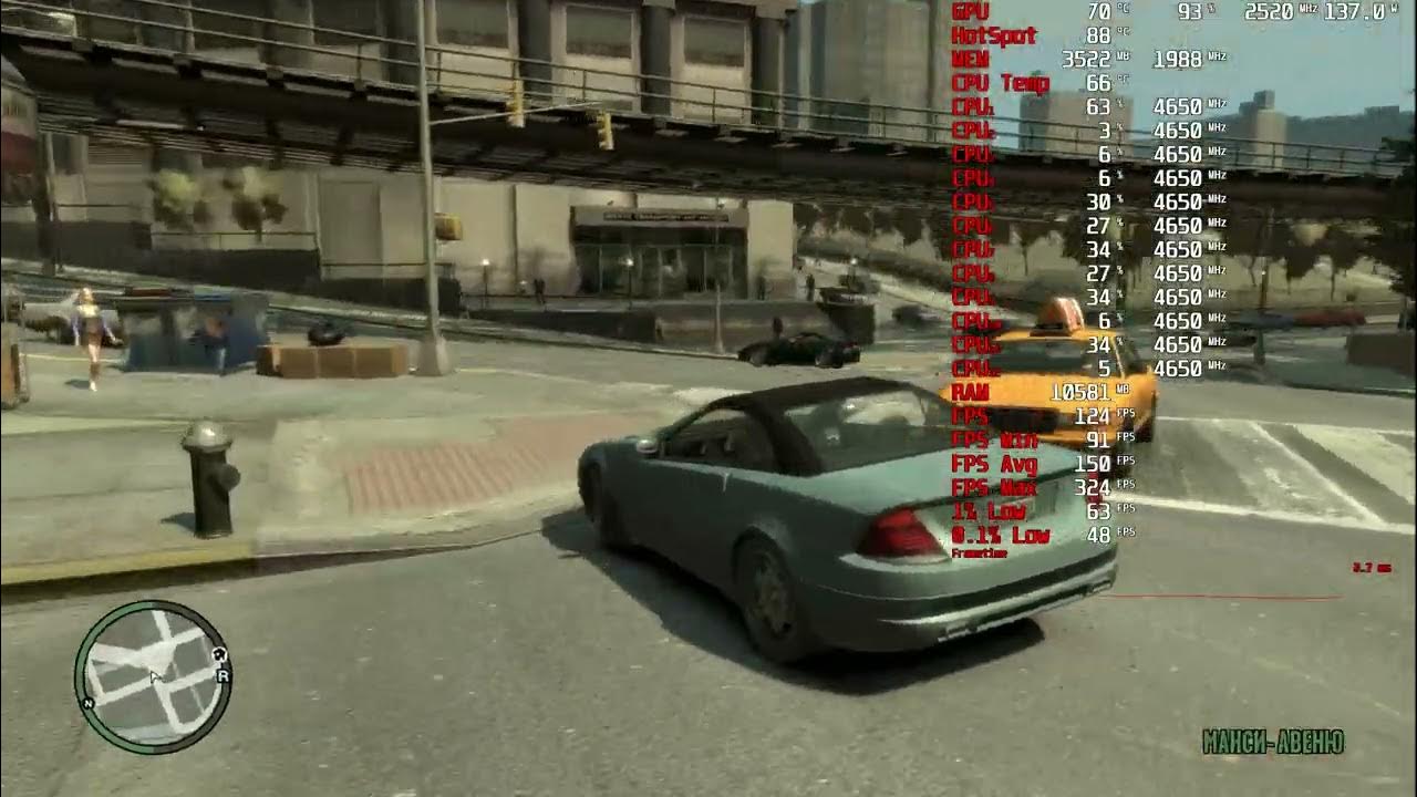 Grand Theft Auto IV 2k,1440p gameplay r5 5600x,RX 6700 XT vulkan - YouTube