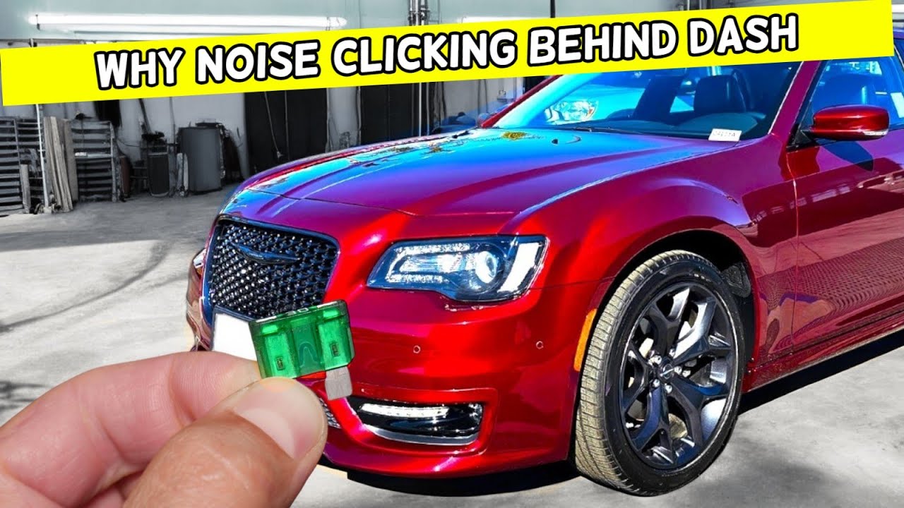 Why Noise Clicking Behind Dash When Start Car On Chrysler 300 - YouTube