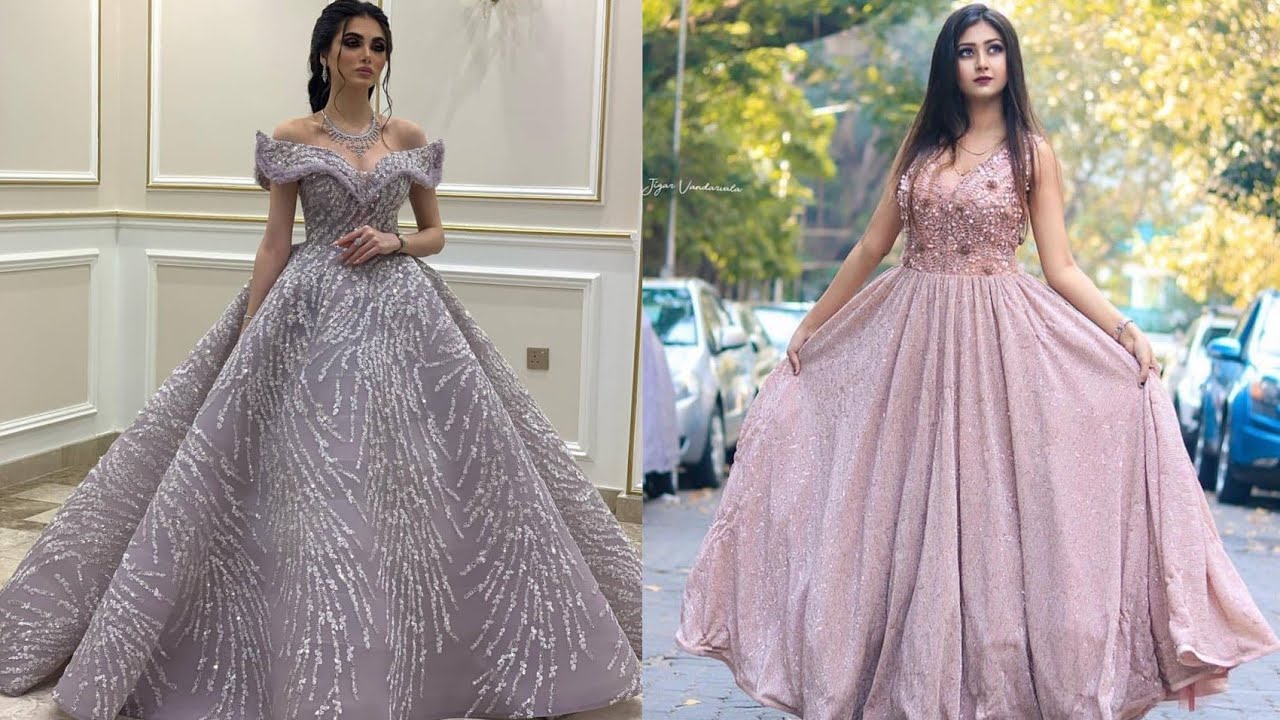 New fashionable long gown dress design 2021/#Wedding #Partywear # ...