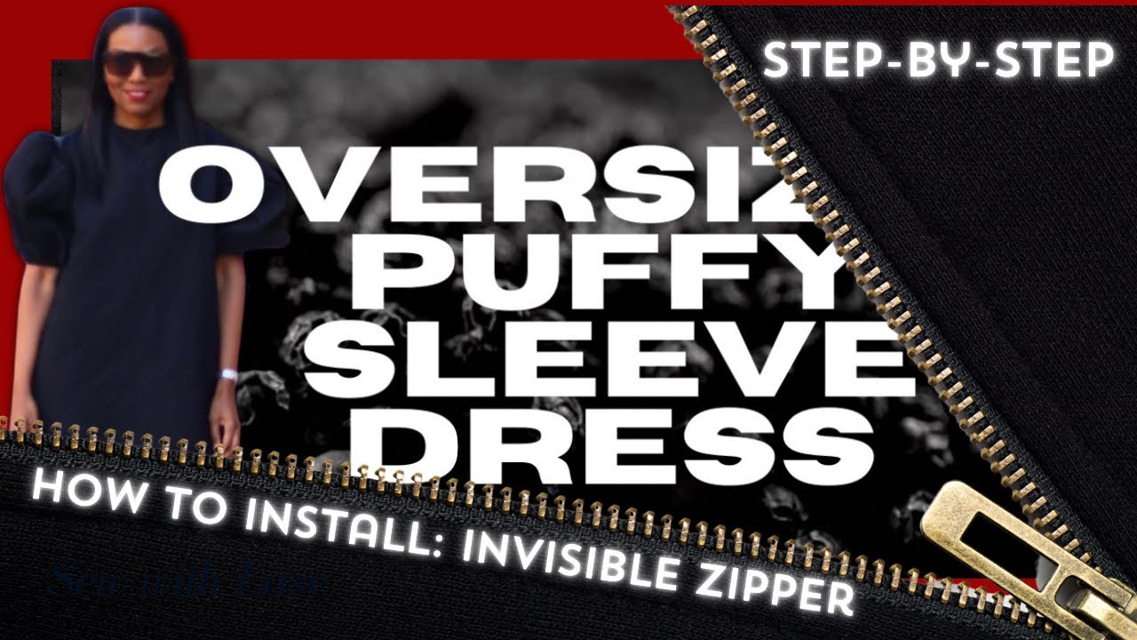 Step-By-Step: Installing An Invisible Zipper - YouTube