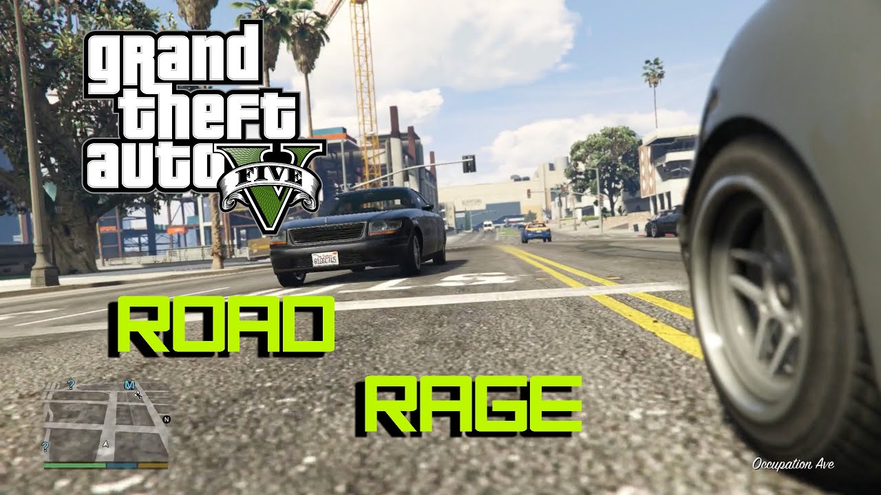 GTA 5 Road Rage! (XB1/PS4 Gameplay) - YouTube