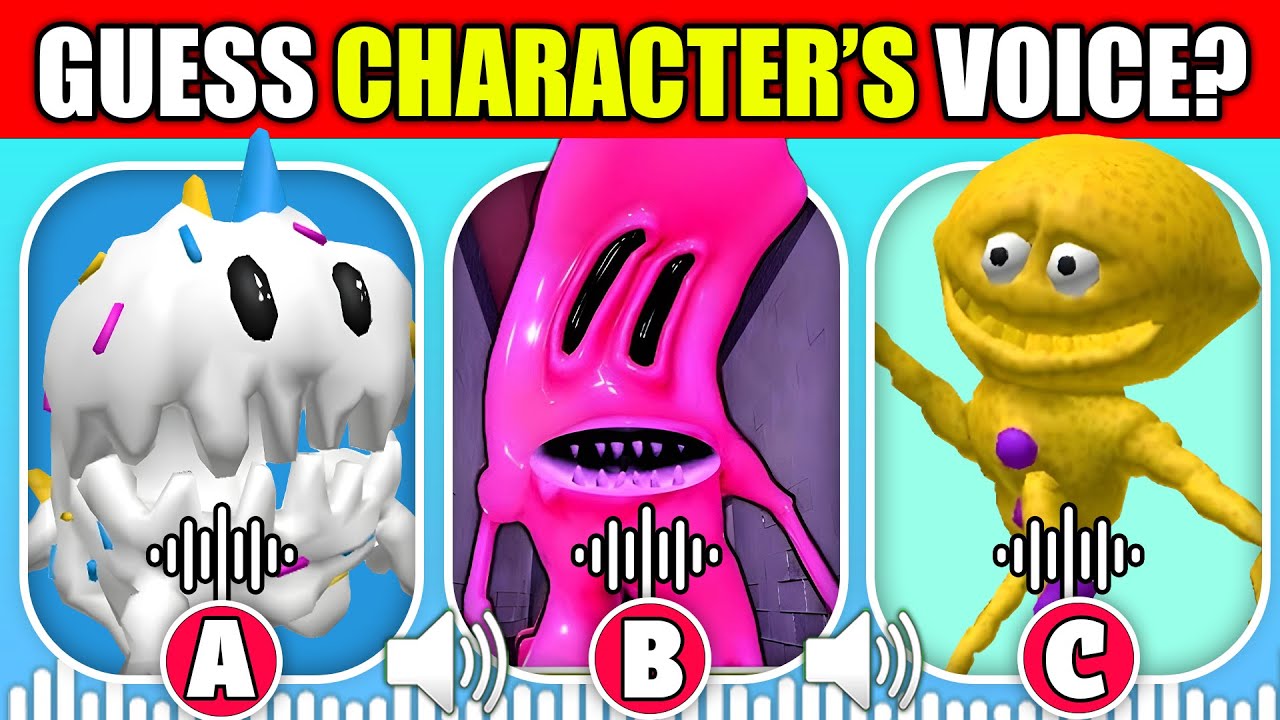🔊 Guess The Roblox Taffy Tails Monsters by Their VOICE! | Sour, Gummy ...