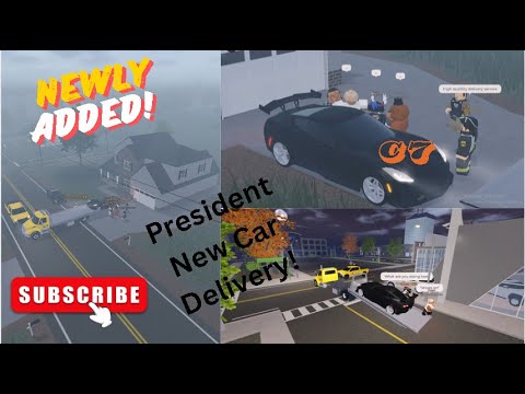 PRESIDENT NEW CAR DELIVERY RP | ERLC ROBLOX - YouTube