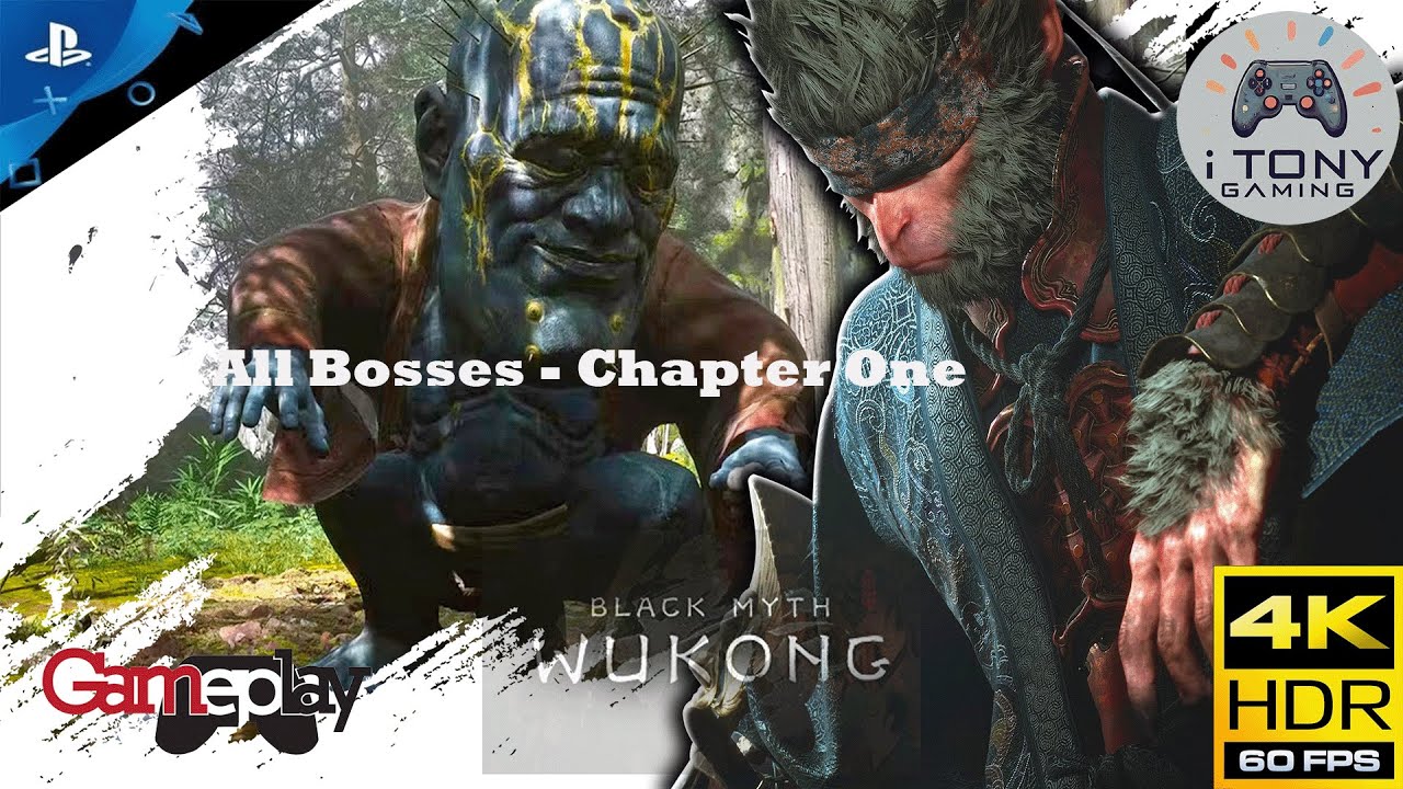 Black Myth: Wukong - All Bosses Chapter One | Gameplay - PS5 4K HDR ...