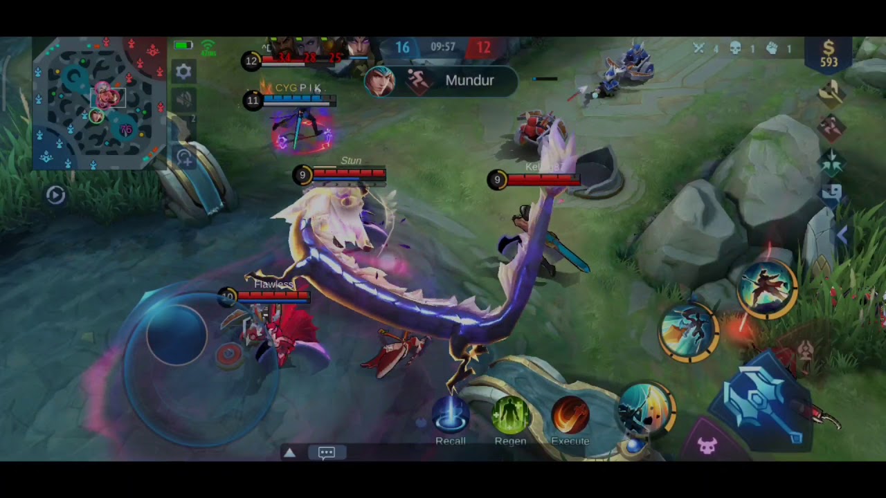 MOBILE LEGENDS - RANKED MATCH: TRIO PAKAI ZILONG DI RANK - YouTube