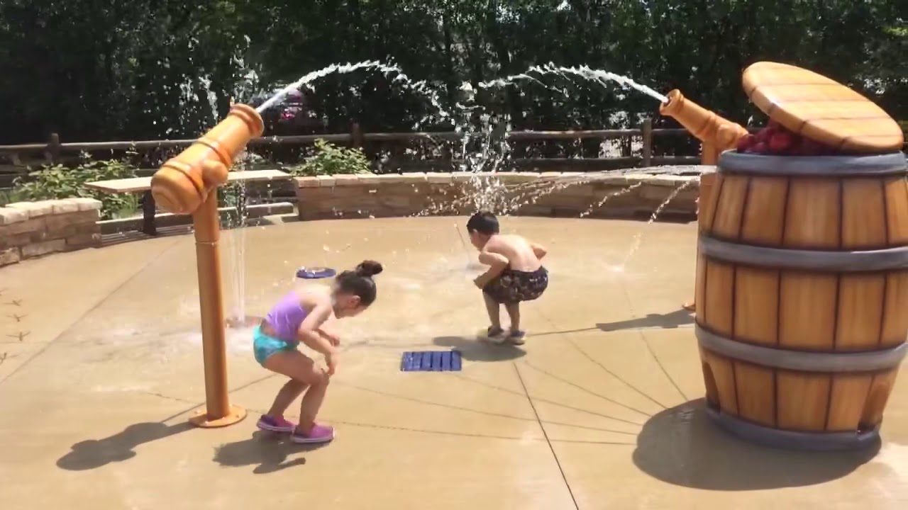 June 13, 2015-Playing @naper settlement splash pad - YouTube
