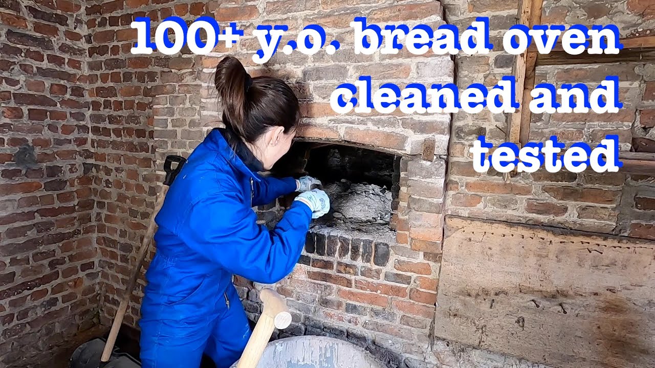 Cleaning 100+ y.o. BREAD OVEN / Tour our bakehouse - YouTube