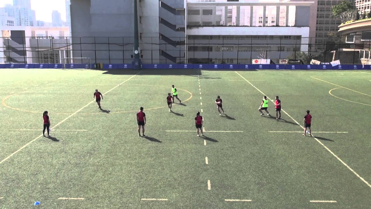 Attack Drill 11 - Lateral Attack 4v1v1 - YouTube