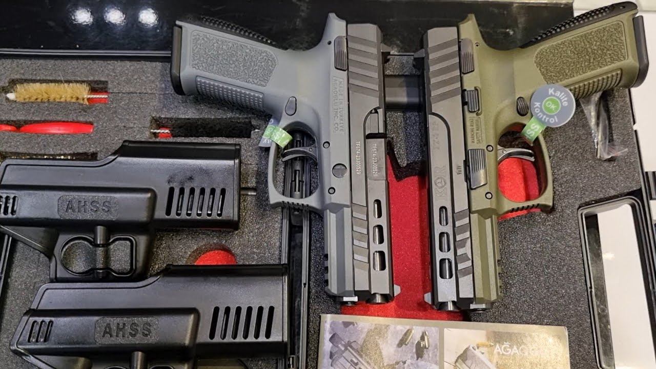 The best budget 9mm Pistol | AGAOGLU AHSS KOR FX-9 RP 9mm Pistol Review ...