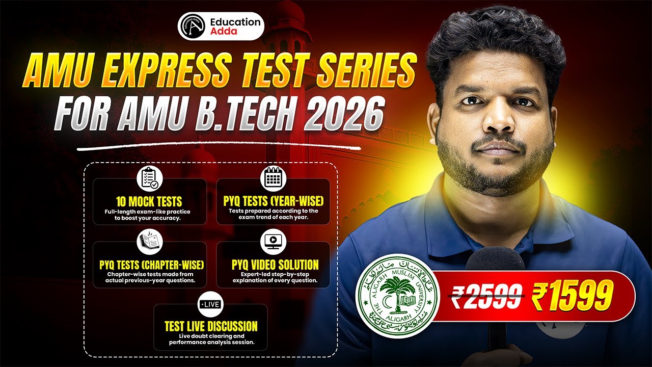AMU B.Tech Test Series for 2026 — mock tests, PYQs & live sessions! # ...