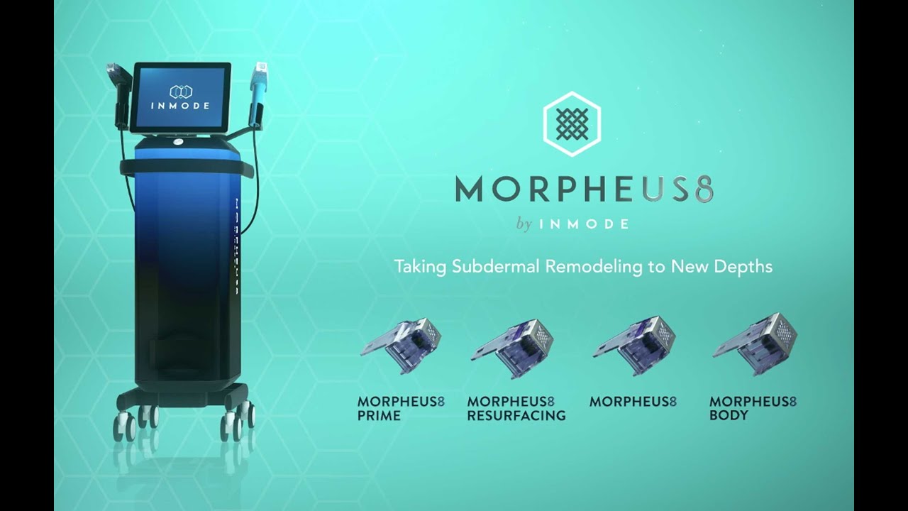Vertical 2 handles Morpheus 8 Crystallite Depth 8 RF Microneedle RF ...