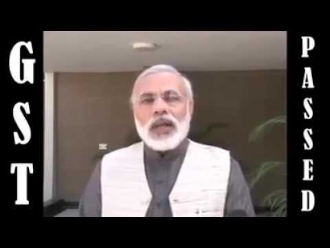 Modi GST Speech in CM of Gujarat - YouTube